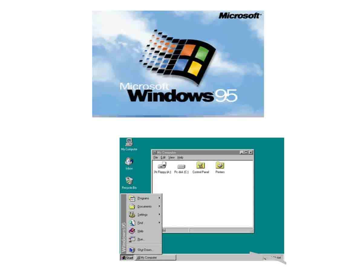 Évolution des interfaces graphiques Microsoft Windows - Tutostech ...