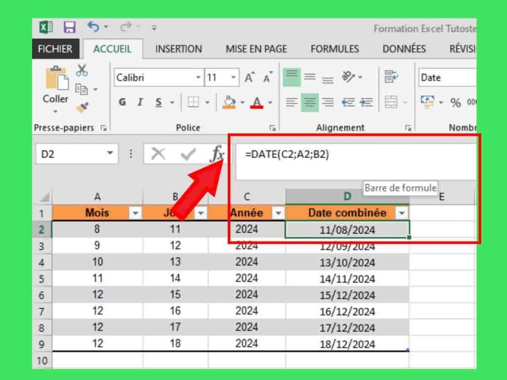 Modifier le format date dans Excel : Guide pratique étape par étape ...