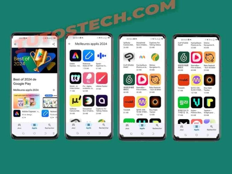 Best of 2024 de Google Play : Top des 18 applis incontournables